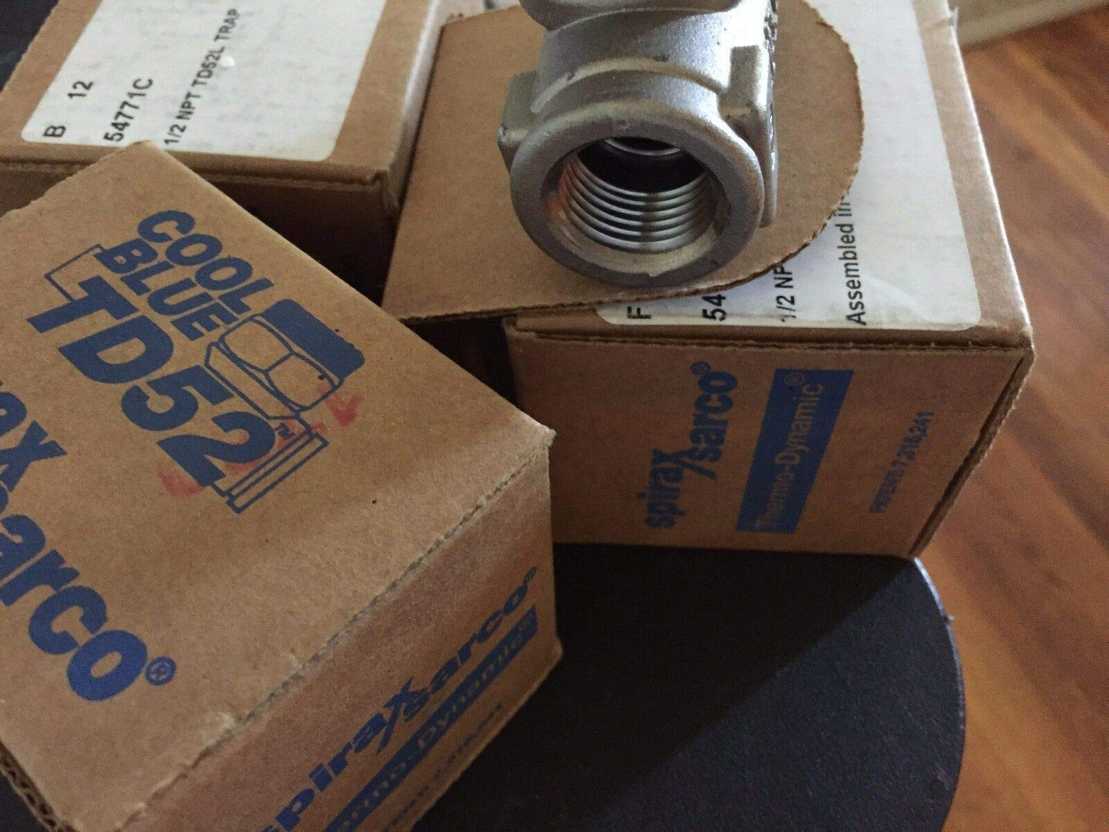 NEW 1/2" npt Spirax-Sarco TD52L Thermodynamic steam Trap COOL BLUE TD52L,BOXAV
