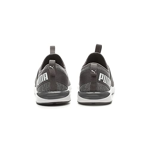 PUMA Women's Prowl Slip ON Knit WN's Cross Trainer, Castlerock White-Gray Violet, 11