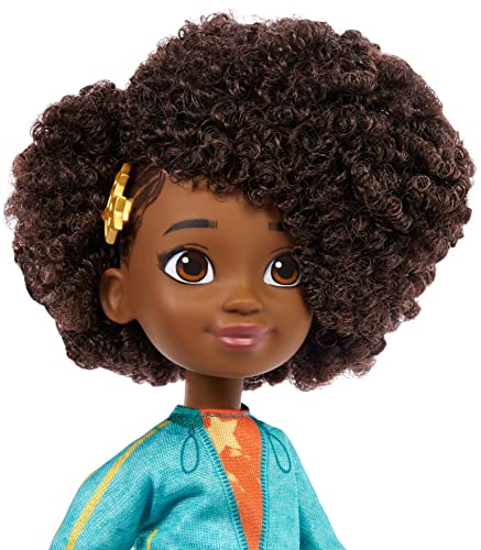 Mattel Karma’s World Mattel Karma Grant Doll with Microphone Accessory, Brown Hair & Brown Eyes