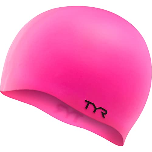 Stealth-X Wrinkle-Free Silicone Adult Racing Swim Cap, Lavender, one Size