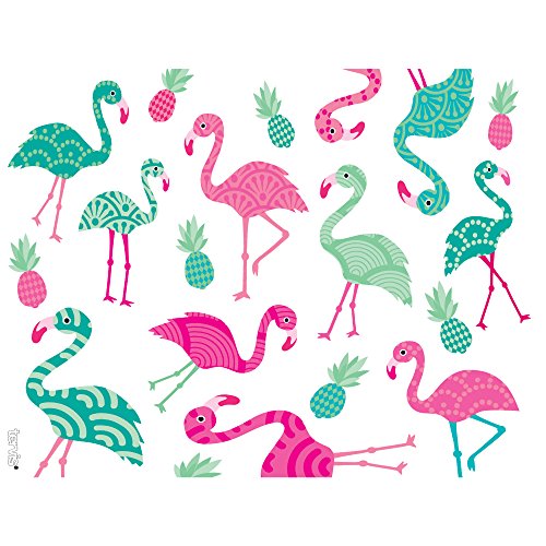Tervis Flamingo Pattern Made in USA Double Walled Insulated Tumbler Travel Cup Keeps Drinks Cold & Hot, 24oz, Classic