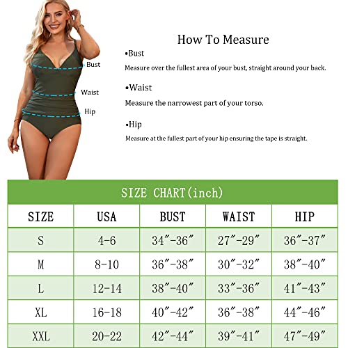 NEOSAN Women's One Piece Swimsuit V Neck Mesh Beach Bathing Suit Monokinis Heart Neck Black L