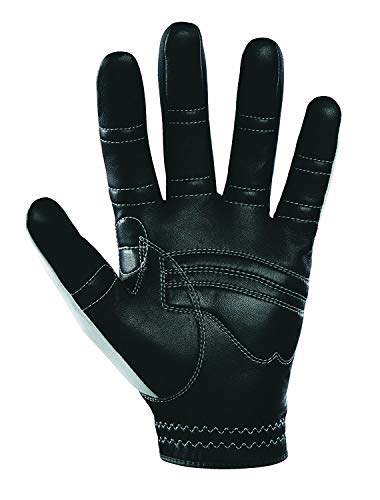 New Improved 2X Long Lasting Bionic RelaxGrip Golf Glove with Patented Double-Row Finger Grip System™ (Men's Large, Worn on Right Hand)