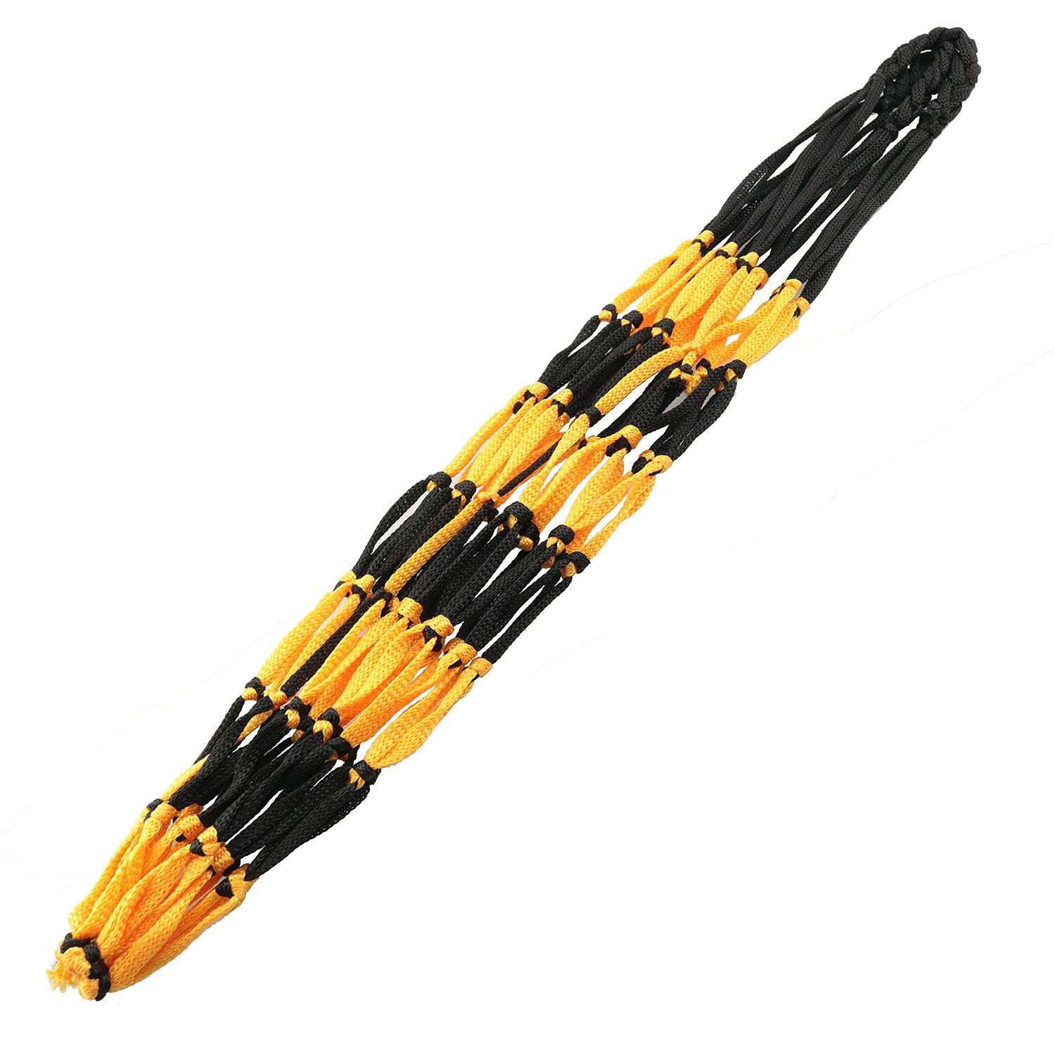 SJZBIN Single Ball Mesh Bag 2PCS Basketball Ball Carry Mesh Storage Net Bag Single Football Holder Black and Yellow
