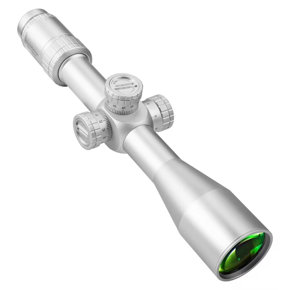 WestHunter Optics HD-N 4-16x44 FFP Scope, 30 mm Tube First Focal Plane Etched Glass Reticle 1/4 MOA Precision Shooting Scopes | Picatinny Kit B