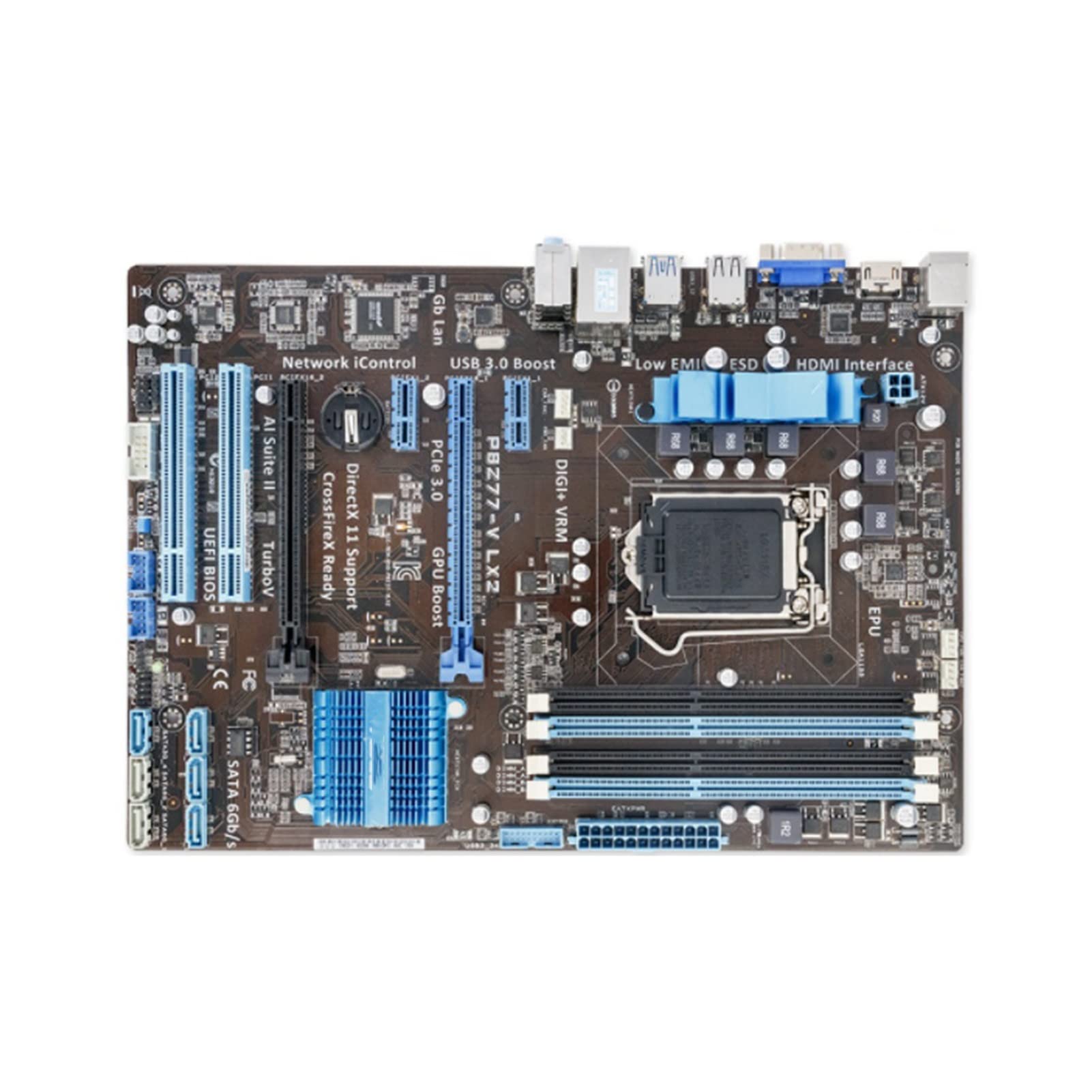 WEPL Computer motherboards LGA 1155 DDR3 Fit for ASUS P8Z77-V LX2 Orginal Desktop Motherboard Intel Z77 CPU Corei7/i5/i3 32GB PCI-E 3.0 USB3.0 DDR3 Mainboard