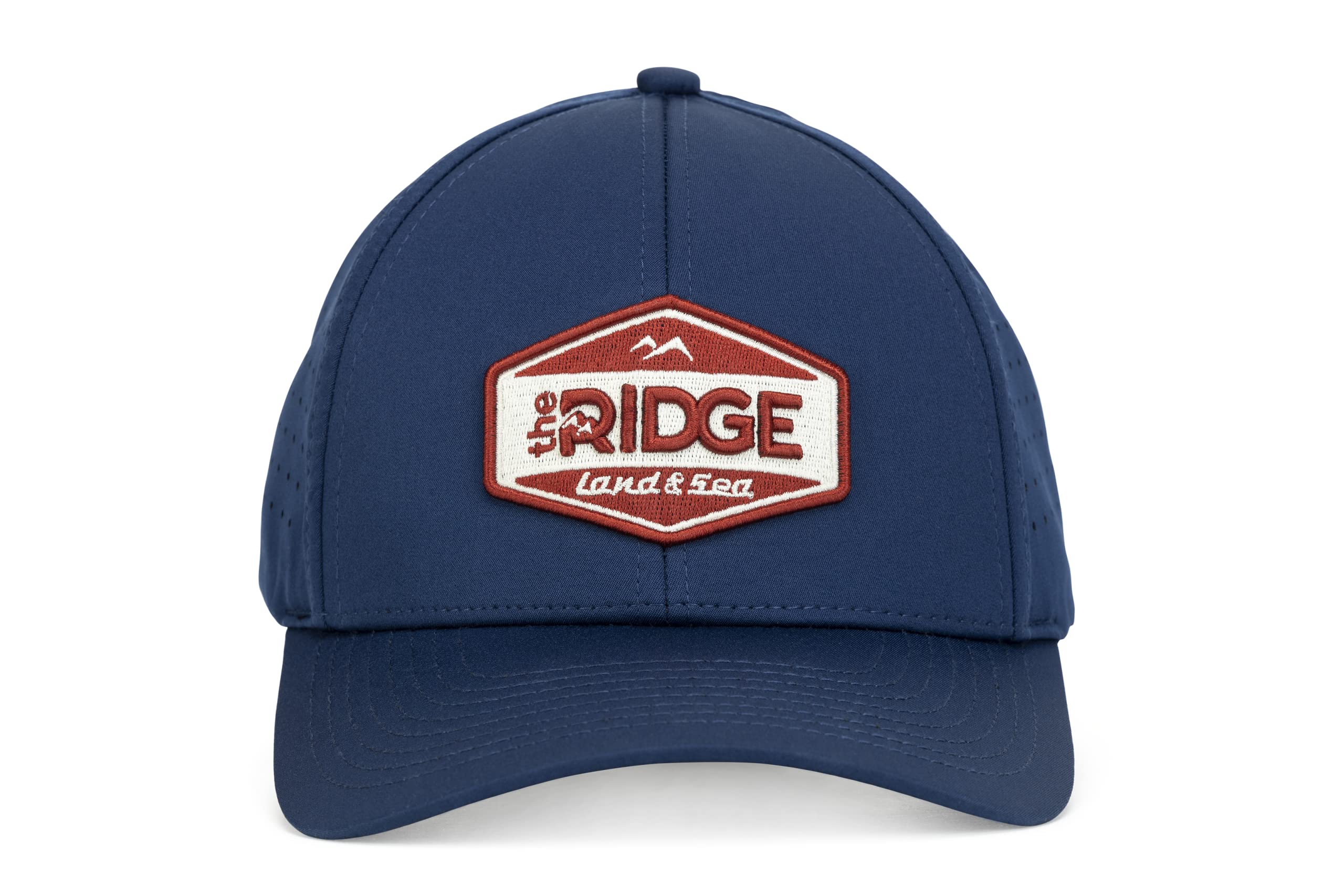 The Ride Land and Sea Snapback Hats - Trucker Hats for Men - Adjustable Baseball Hats for Men (Navy)