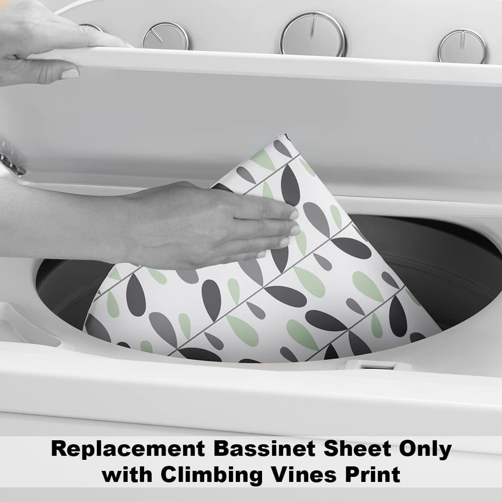 Replacement Part for Fisher-Price Soothing View Bassinet - GVF84 ~ Climbing Vines Print ~ Replacement Bassinet Sheet