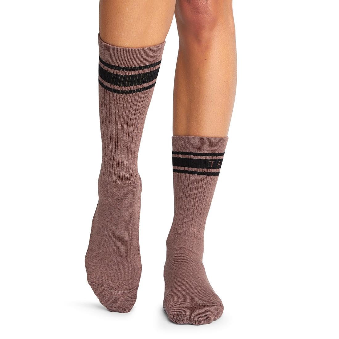 TAVI NOIR Kai Fashion Crew Grip Socks, Retro, Medium