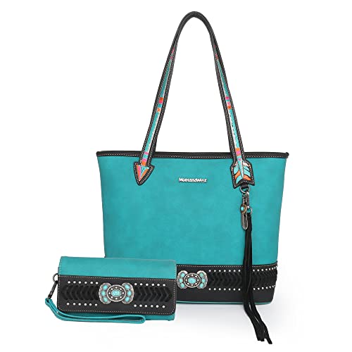 Montana West Concho Collection Western Purse Concealed Carry Totes Large Handbag for Women
