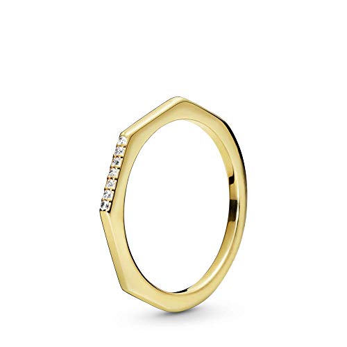 Pandora Multifaceted 18k Gold Plated Shine™ Collection Ring, Size: EUR-54, US-7-168343CZ-54