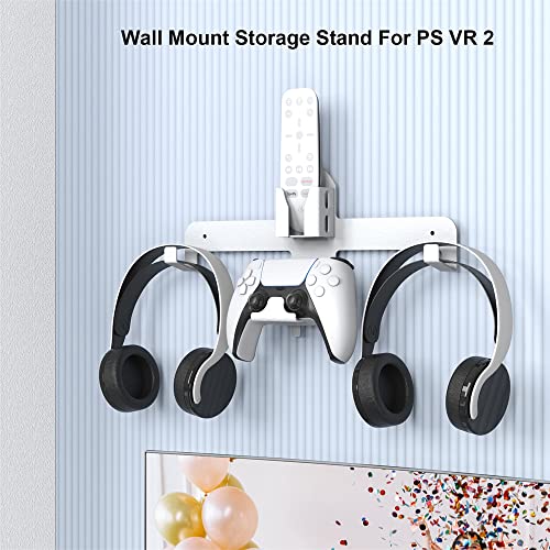 YiDey VR Wall Storage Bracket For VR2 VR Multifunctional Wall Mount, Can Store Handle Headset Remote Control, Gaming Controller Hanger Space Saving