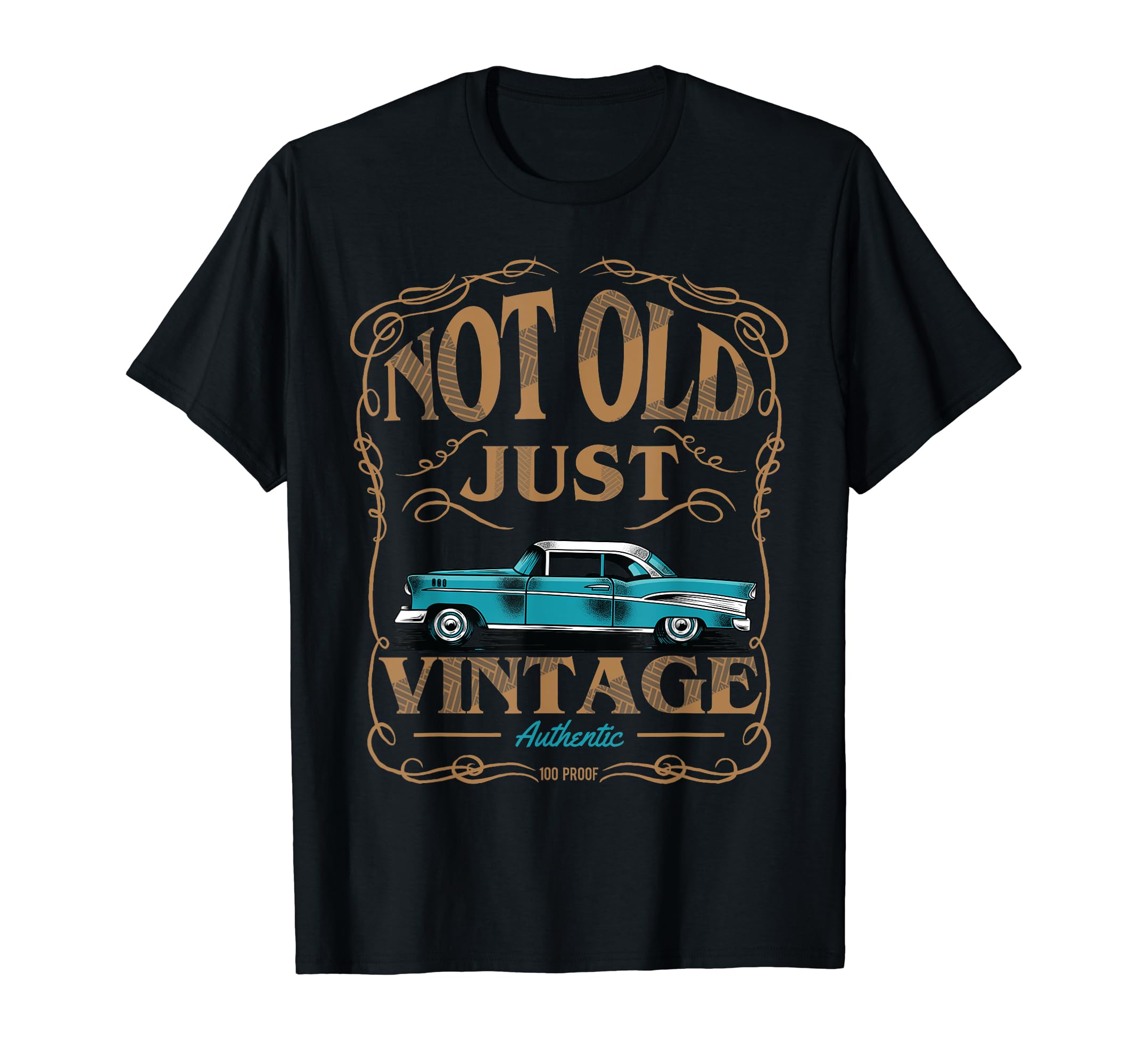 Not Old Just Vintage American Classic Car Birthday Tshirt