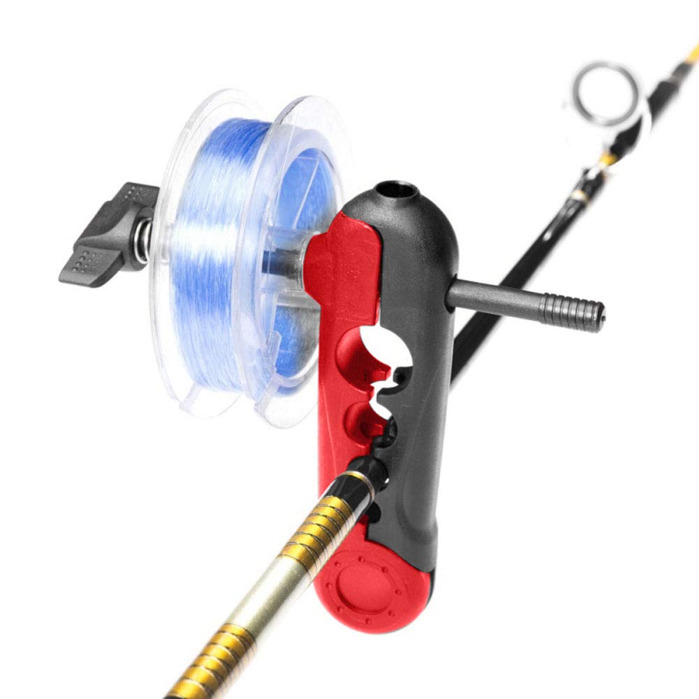 SOONHUA Portable Mini Universal Fishing Line Spooler Reel Winder Fish Tool Wrapper Accessory