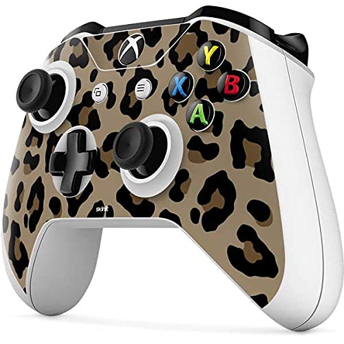 Skinit Decal Gaming Skin Compatible with Xbox One S Controller - Officially Licensed Originally Designed Leopard Print Design