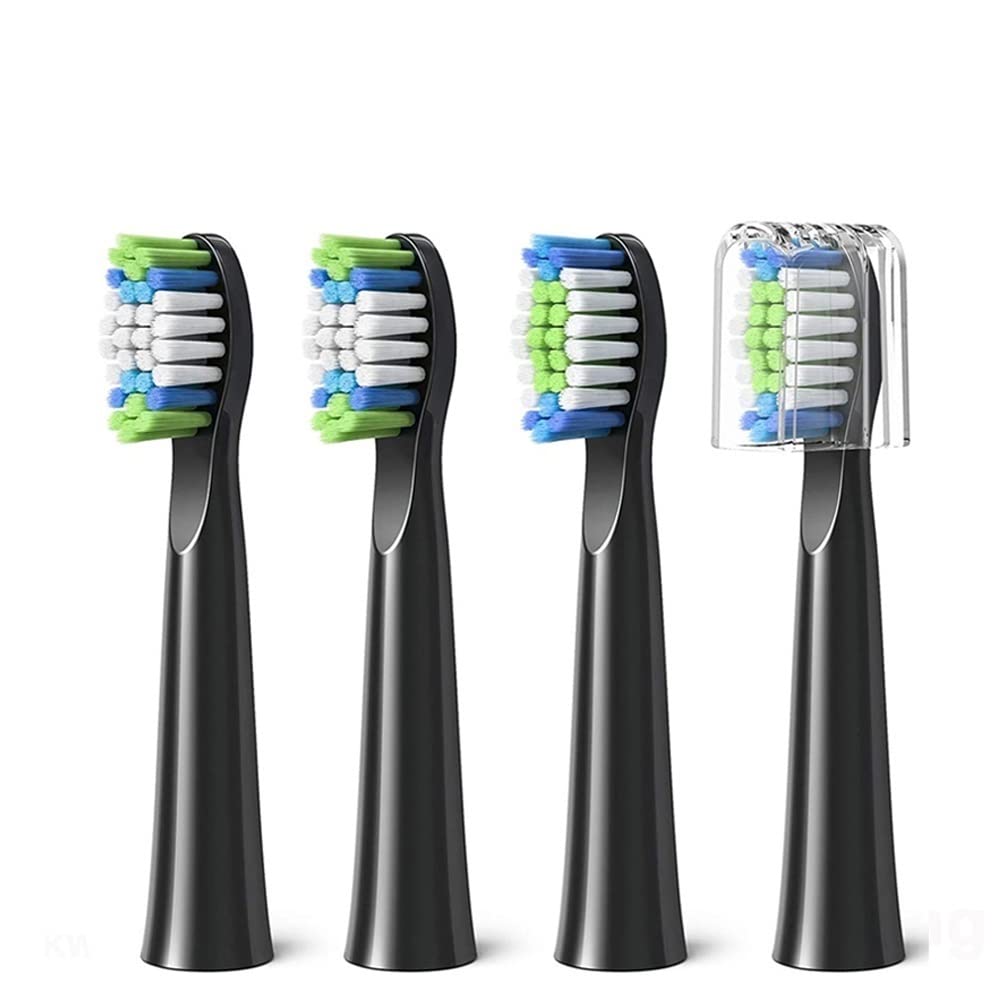 ZAIXIA Compatible for Fairywill E11 E10 E6 D7S Electric Toothbrush Replacement Heads Electric Toothbrush 4/8 Heads for Electric Toothbrush Heads Hilarity (Color : E11)