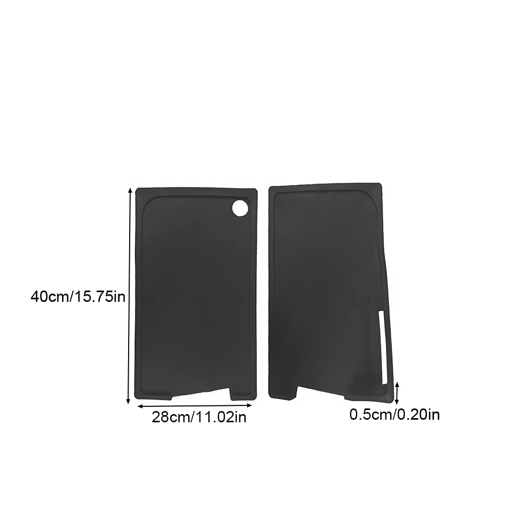 Skin Cover Protector Case Non Slip Smooth Soft Silicone Fit for PS5 Console(Black Disc Edition)