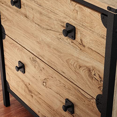 Sauder Steel River Lateral File, L: 30.08" x W: 20.75" x H: 29.53", Milled Mesquite Finish