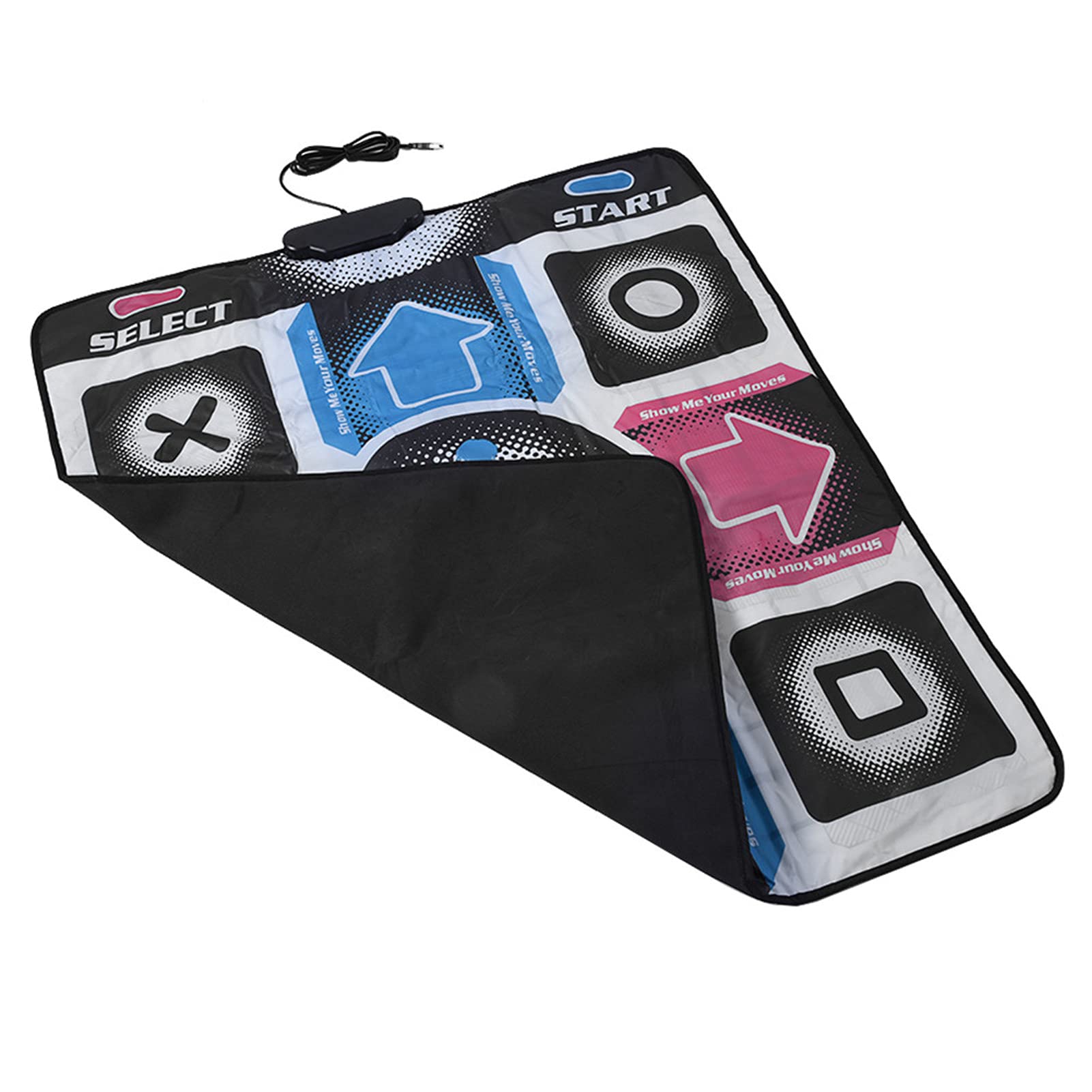 USB Dance Floor Mat Nonslip Dancing Step Dance Mat Pad Blanket Compatible for PC Laptop Video Game, Musical Play Mat Dancer Blanket for Kids Adults Family Home Entertainment