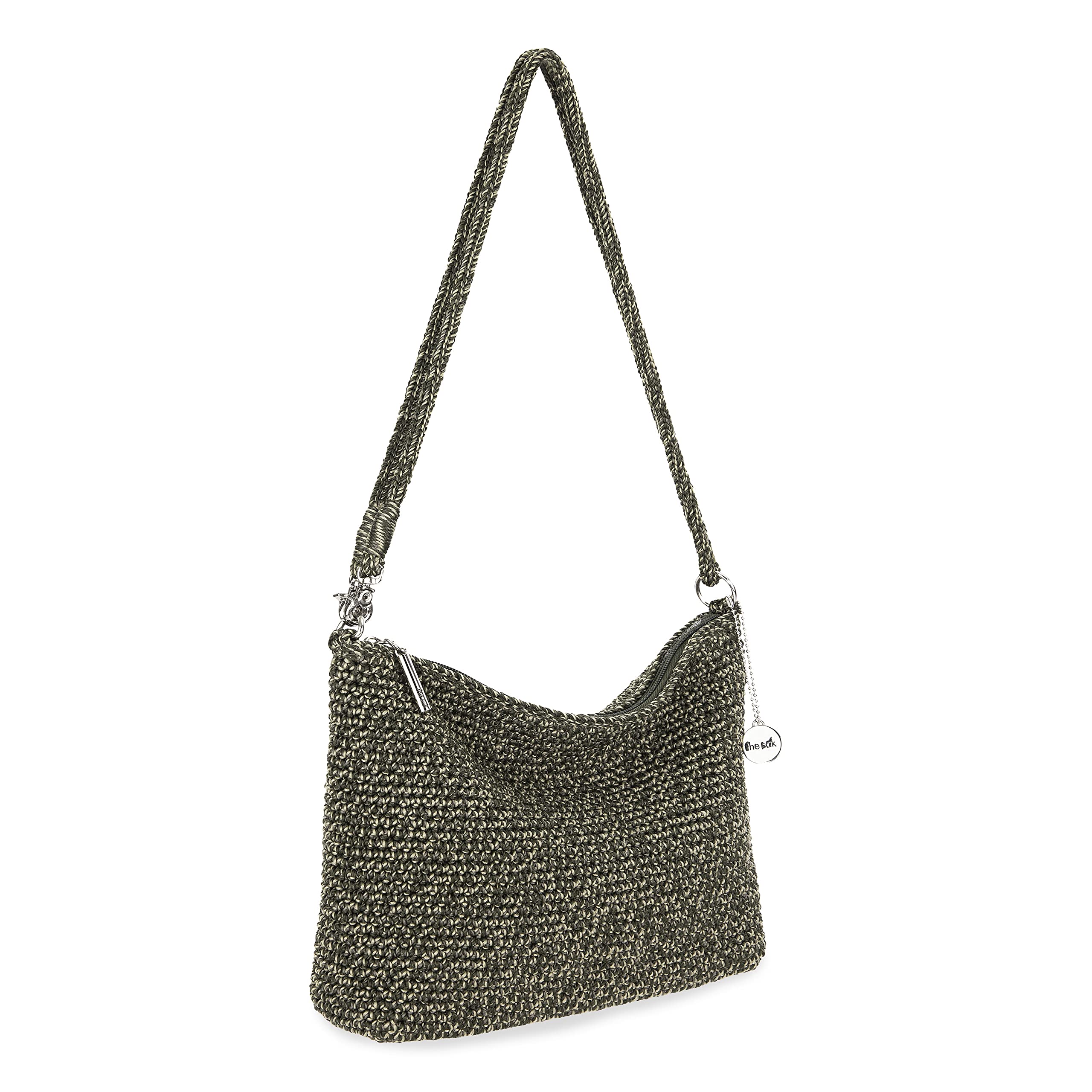 The Sak Womens Hand-crochet 3-in-1 Lumi Hand Crochet 3 in 1 Crossbody, Moss Static, One Size US