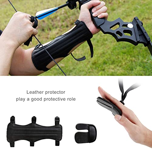 Monleap Archery 51" Takedown Recurve Bow and Arrows Set for Adults Metal Riser Longbow Kit Right Hand Straight Bow for Beginner Hunting Shooting Practice 30 40 50lb (Black 50lb)