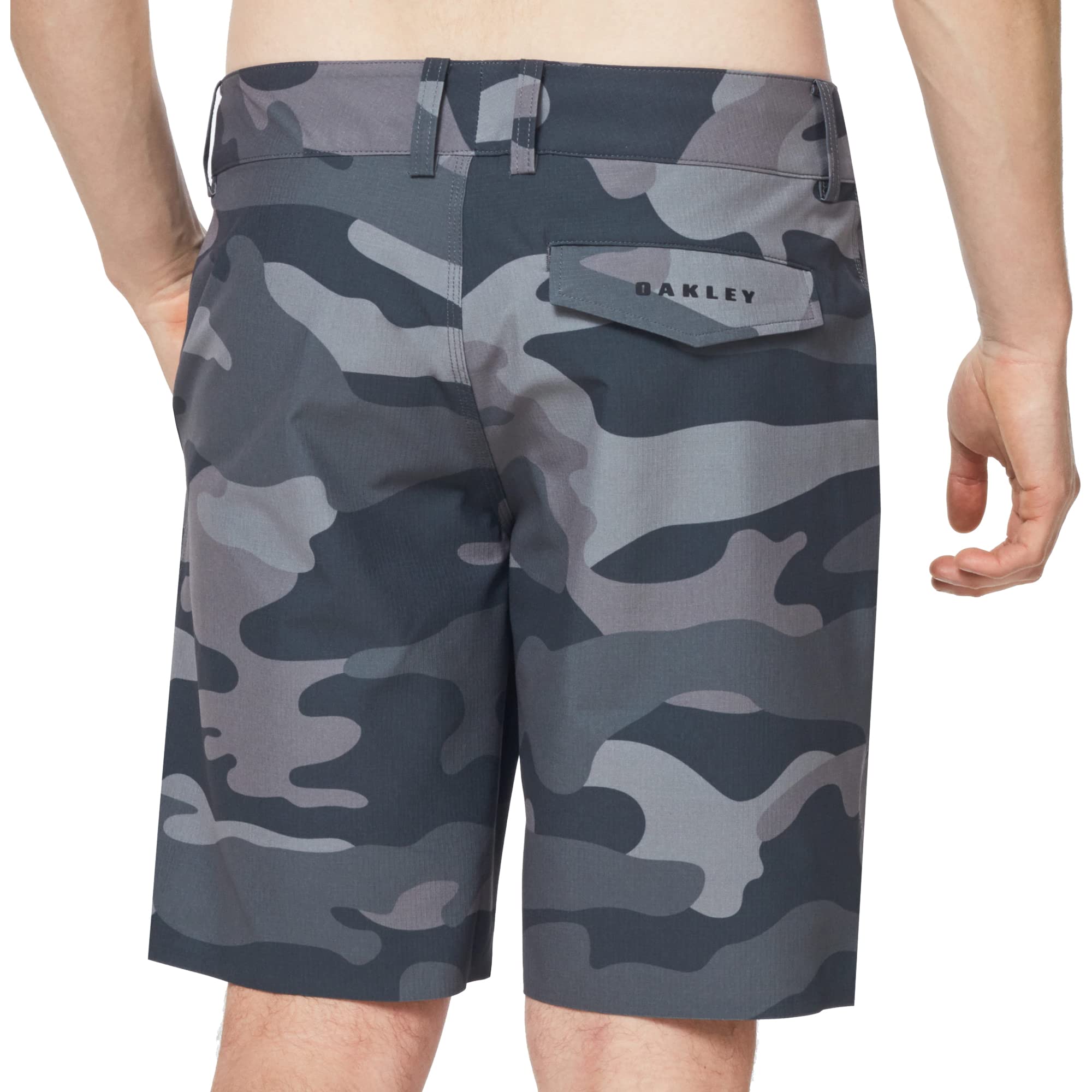 Oakley Men's Hybrid Camo Short 19, Grey Camouflage, 32