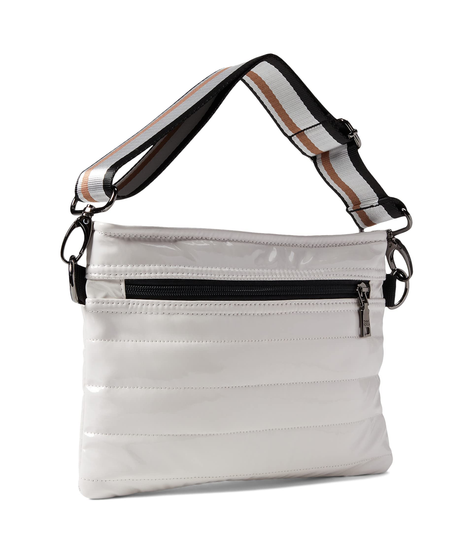 Think Royln Bum Bag 2.0 - Medium Ivory Patent One Size