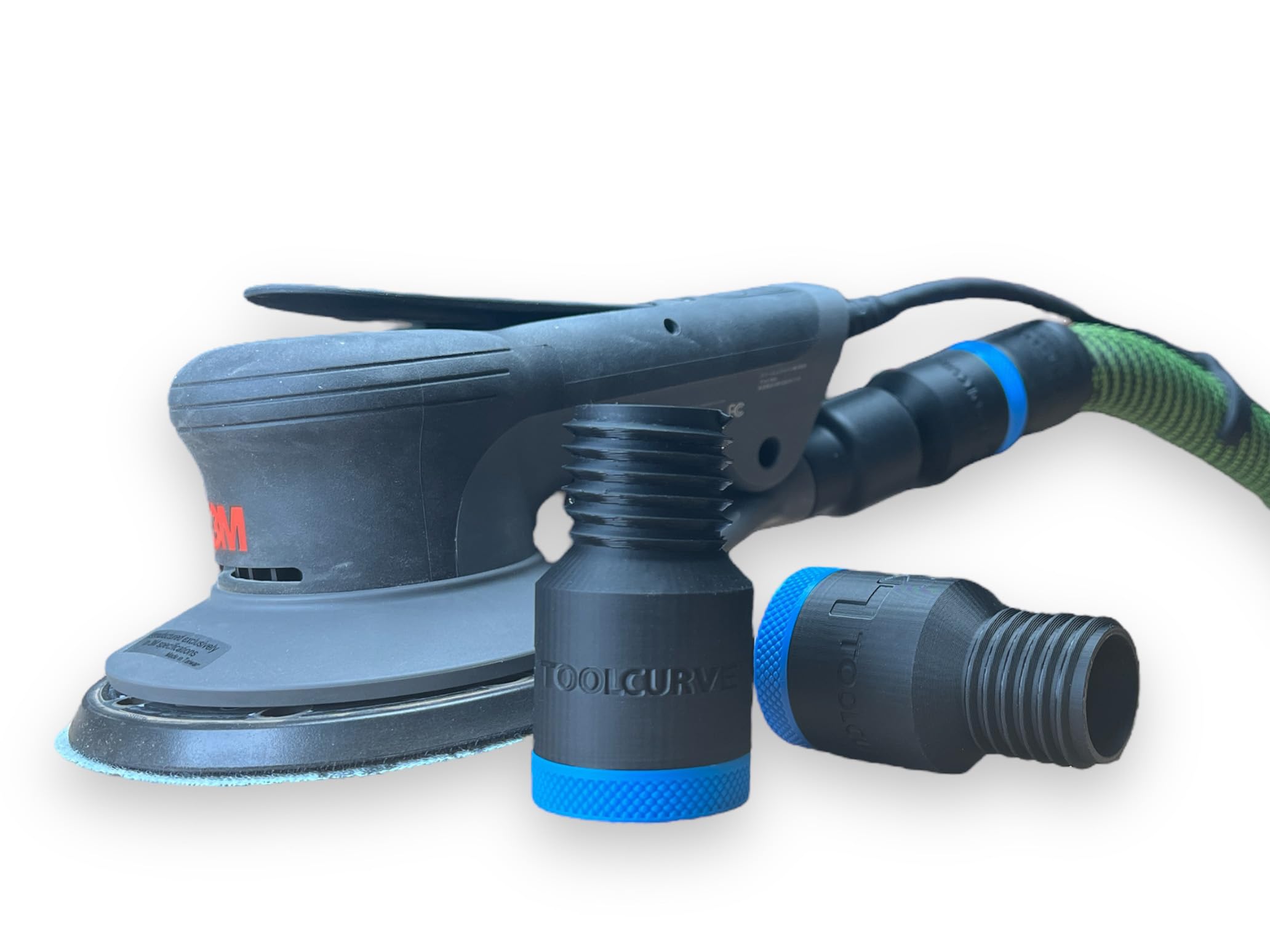 ToolCurve's Hose Adapter Compatible with Festool 27mm Hose to 3m Xtract Sander