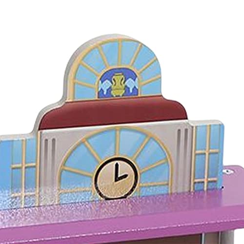 TOOYFUL Rail Wooden Railway Station Train Scene Educational for New Year Gifts