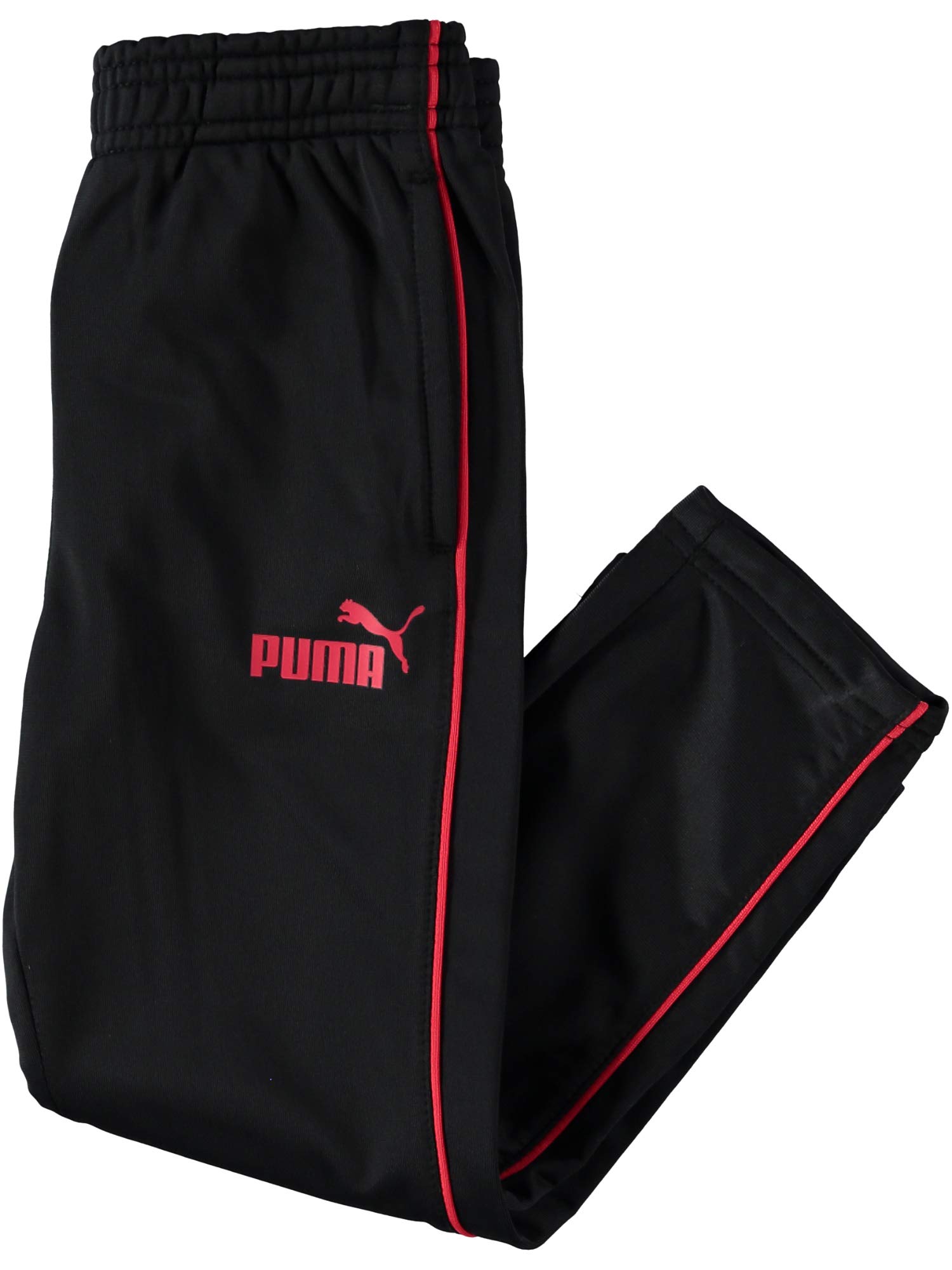 PUMA Boys' Track Jacket & Pant, Red, 4
