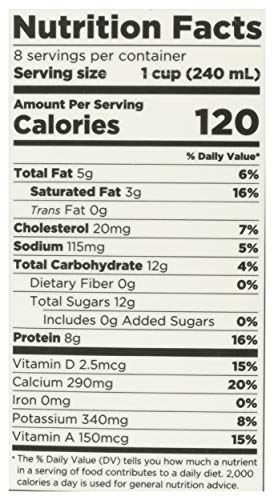Maple Hill Creamery 100% Grass-Fed Organic 2% Milk - Ultra Pasteurized USDA Organic Reduced Fat Milk – 64 fl oz