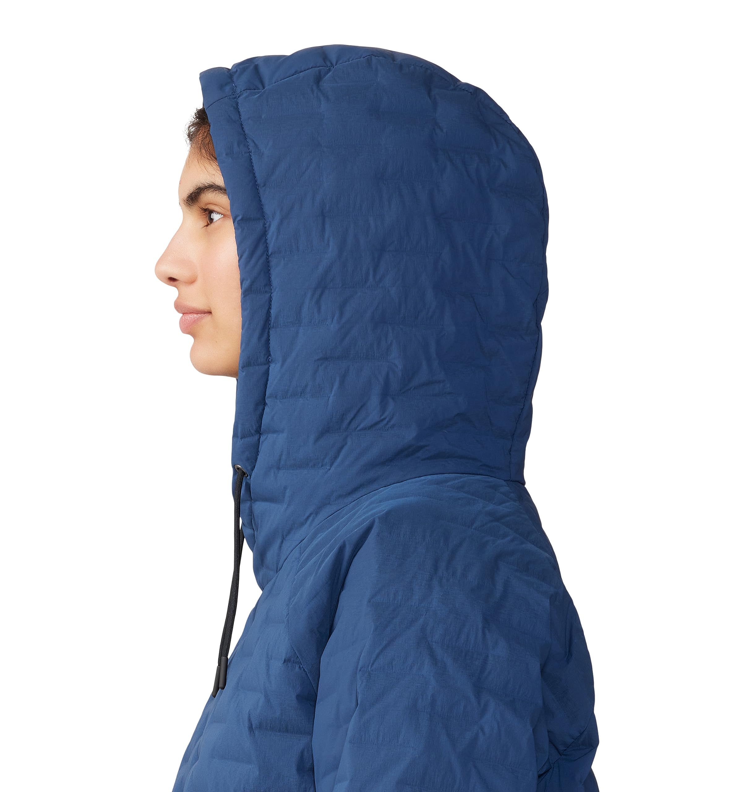 Mountain Hardwear Women's Stretchdown Light Pullover Hoody, Outer Dark, Small