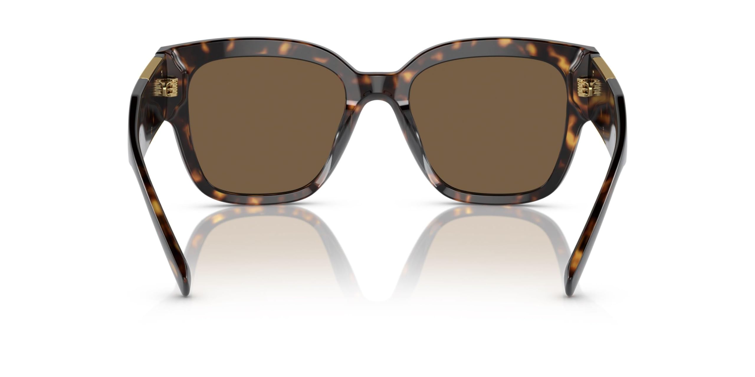 Versace VE 4437U 108/73 Havana Plastic Square Sunglasses Brown Lens