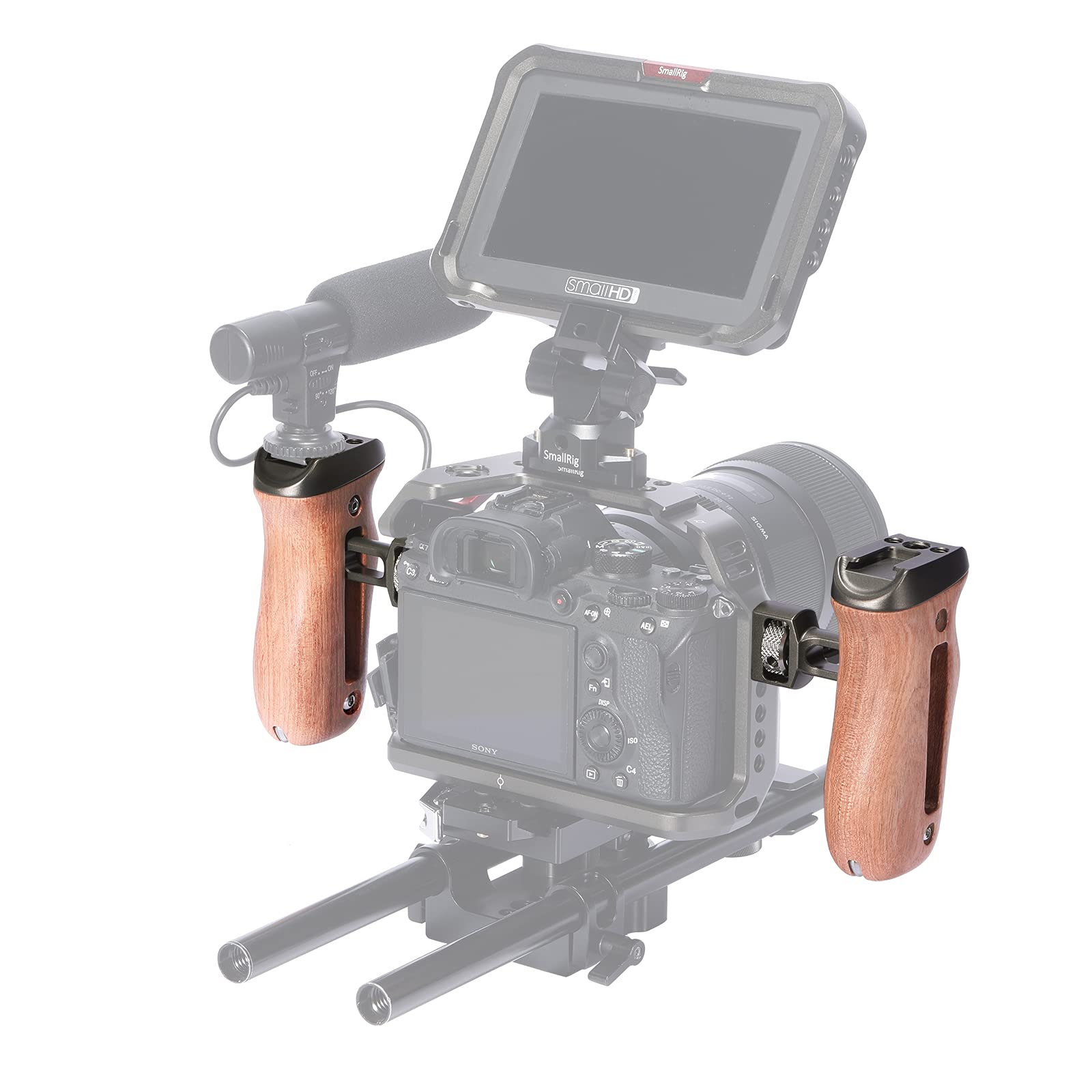 SmallRig Wood Side Handle with Mount for ARRI-Style HSS2642