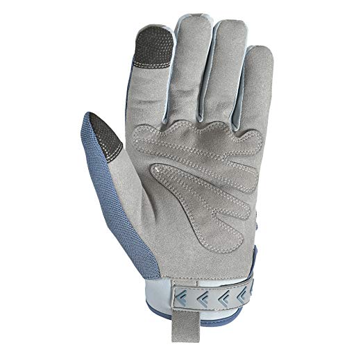 Wells Lamont Women's Insulated Water-Resistant Blue Touchscreen Winter Gloves, Medium (7809M)