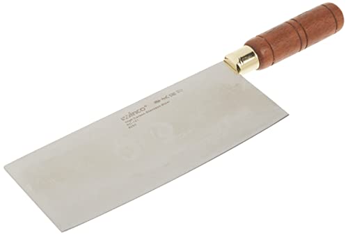 Winco Blade Chinese Cleaver w/ wooden handle – blade 8”x3 ½” overall length 12 ½”