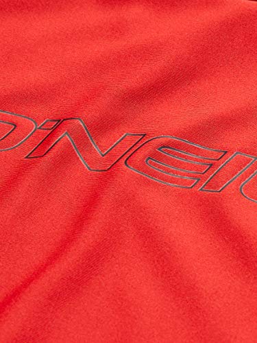 O'NEILL boys Youth Basic Skins 50+ L/S Sun Shirt Rash Guards, Red, 6 US