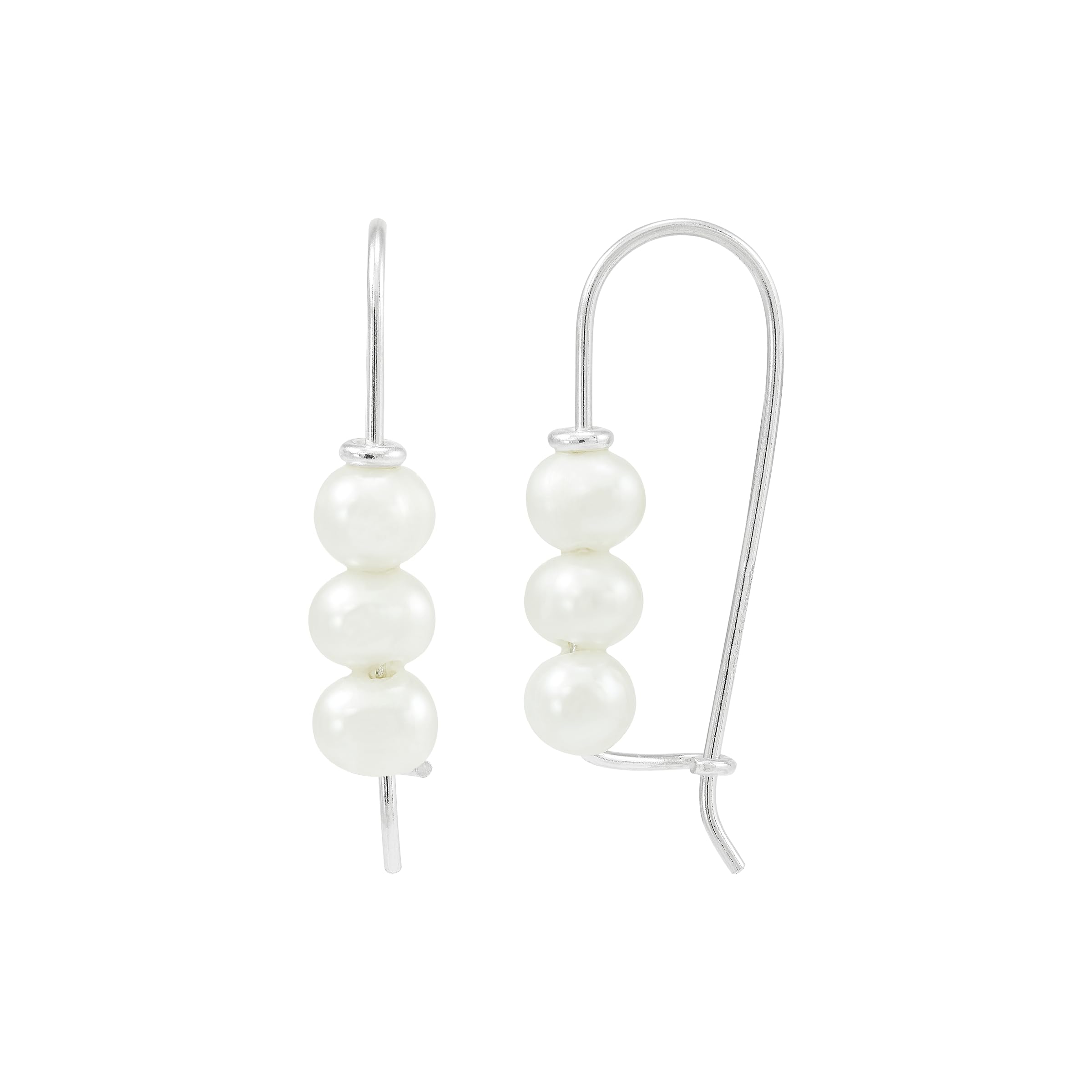 Silpada 'Dots of Joy' Freshwater Cultured Pearl Drop Earrings in Sterling Silver