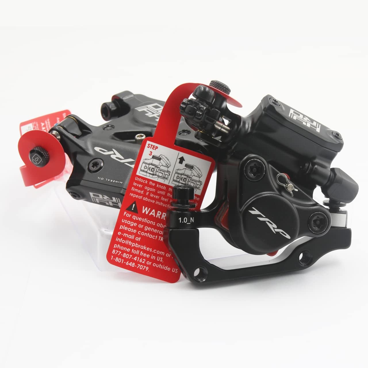 TRP HY/RD CX/Road Bike Post Mount Hydraulic Disc Brake Caliper 160mm Rotor (Front+Rear) with is to PM Adapter