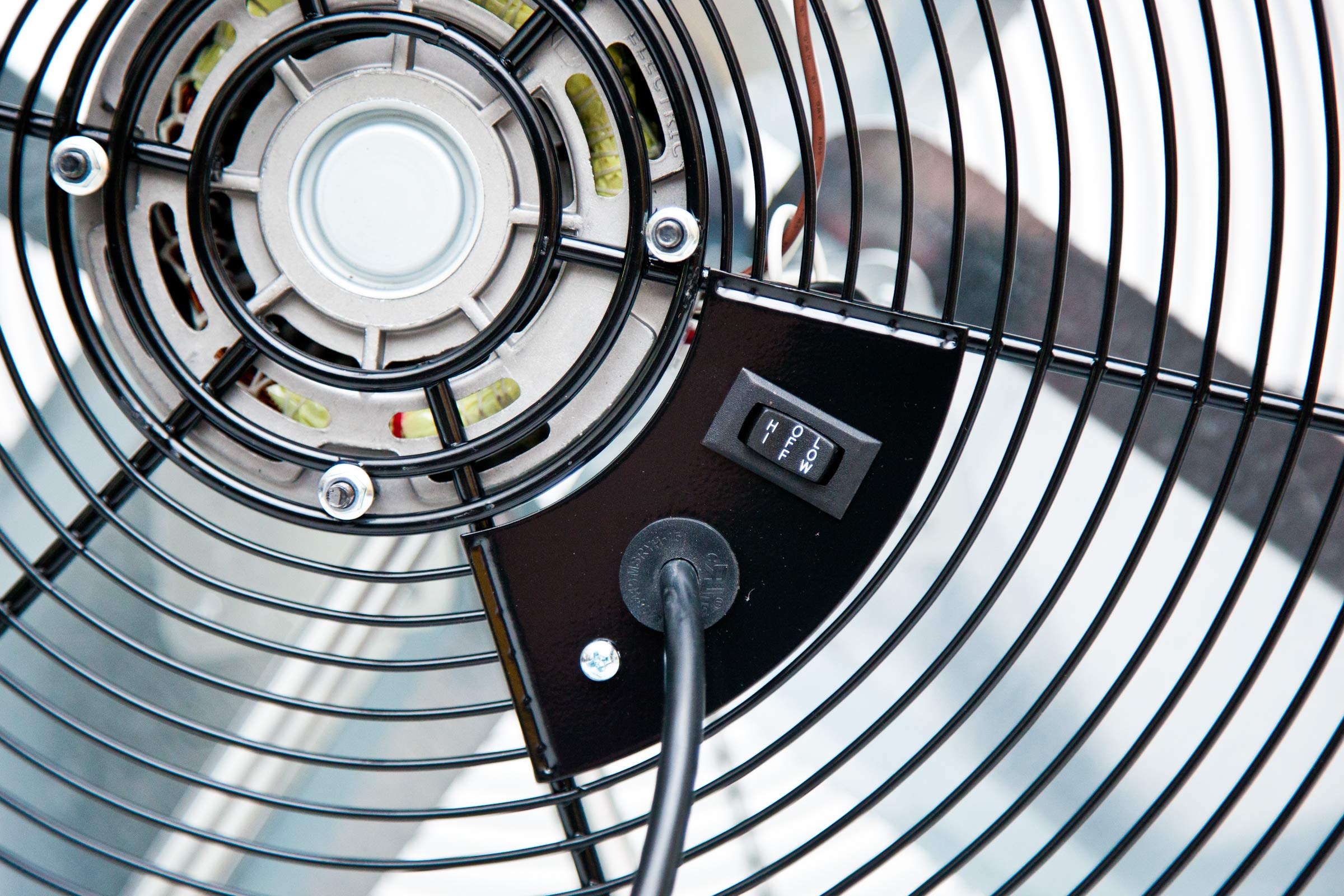 Maxx Air | Industrial Grade Air Circulator for Garage, Shop, Patio, Barn Use | 24-Inch High Velocity Drum Fan, Two-Speed