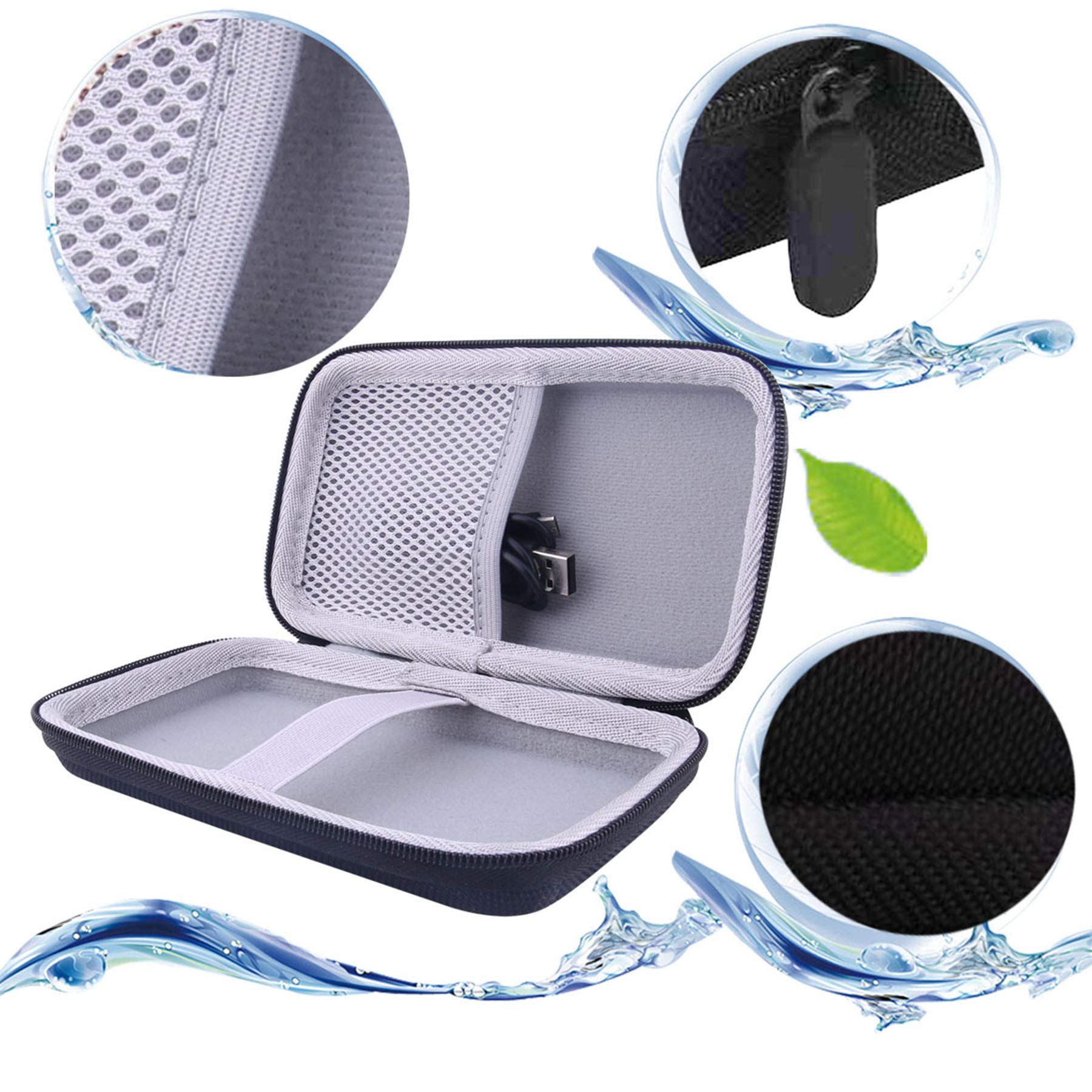 WERJIA Hard Portable Travel Case for RG35XX H/TEBIYOU Handheld Game Console(Case Only)