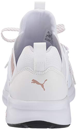 PUMA Women's ENZO 2 METAL Sneaker, Puma White-Rose Gold, 7