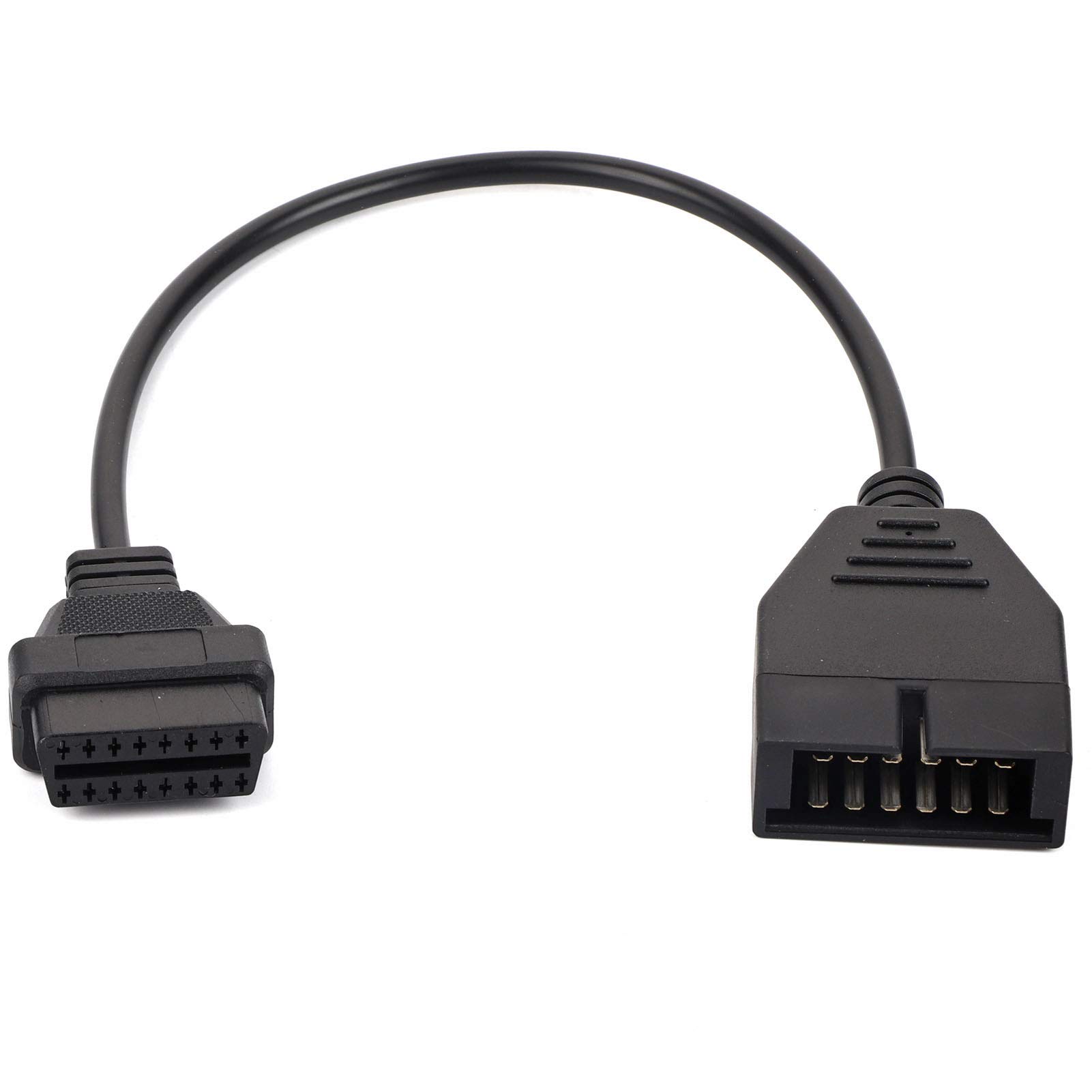 OBD1 12 Pins to OBD2 16 Pins Adapter Cable for GM Diagnostic Tool Adapter Scanner Cable 12pins Male Connector OBDII 16pins Female Connector