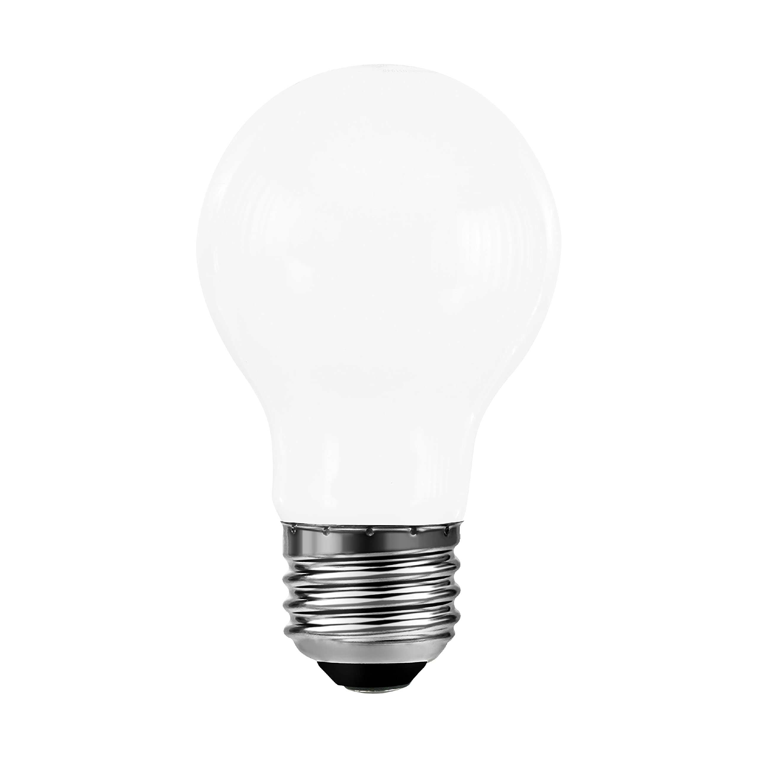 Sylvania LED Reduced Eye Strain A19 Light Bulb, 60W = 8W, 13 Year, Dimmable, Clear, 2700K, Soft White - 4 Pk