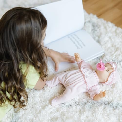 Melissa & Doug Mine to Love Jenna 12" Soft Body Baby Doll With Romper, Hat - Washable Doll Accessories, First For Toddlers 18 Months And Up