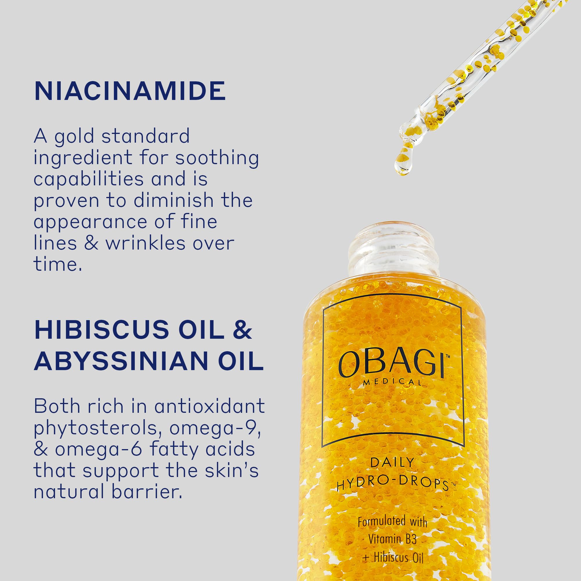 Obagi Daily Hydro-Drops Facial Serum β Hydrates & Helps Soften the Appearance of Fine Lines & Wrinkles β 1 oz