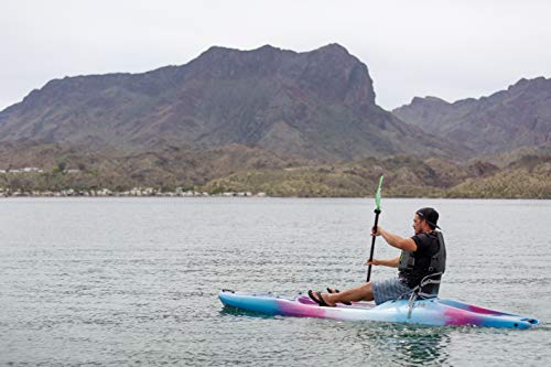 Perception Kayaks Hi Life 11 | Sit on Top Kayak - SUP/Paddleboard | Hybrid Boat with Seat Storage/Cooler | 11' | Sunset, (Model: 9351599042)