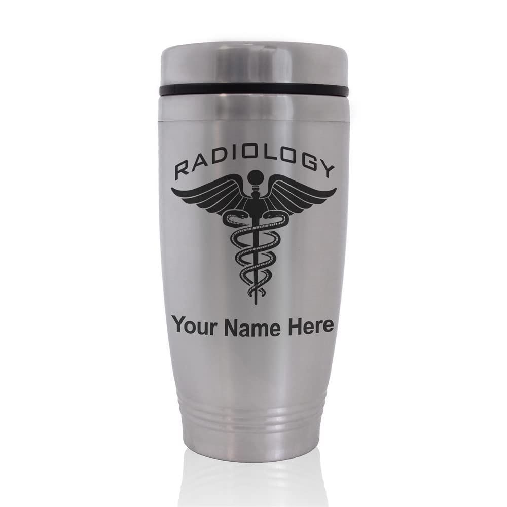 SkunkWerkz Commuter Travel Mug, Radiology, Personalized Engraving Included