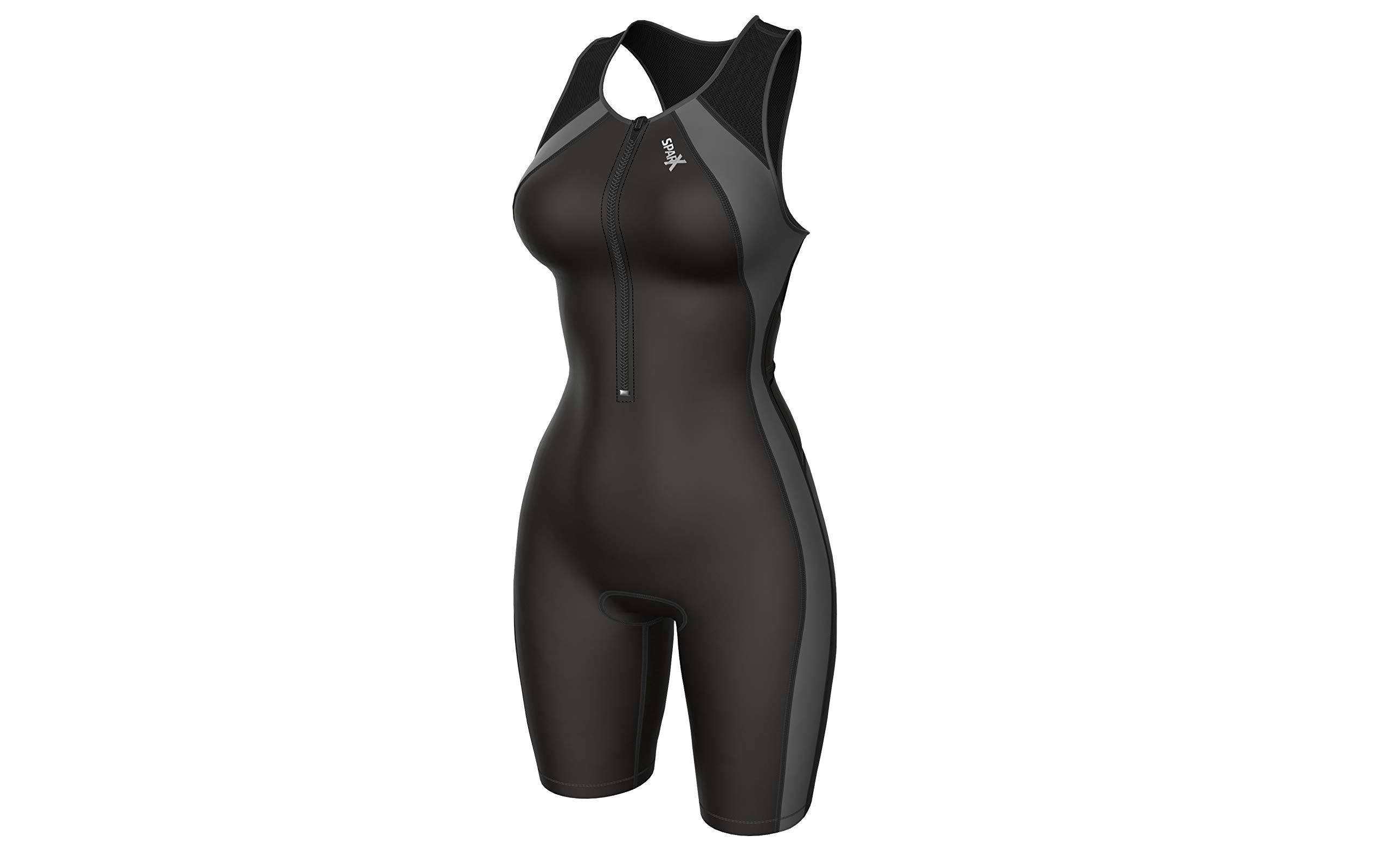 Sparx Women Triathlon Suit Tri Short Racing Cycling Swim Run (Gray, Small)