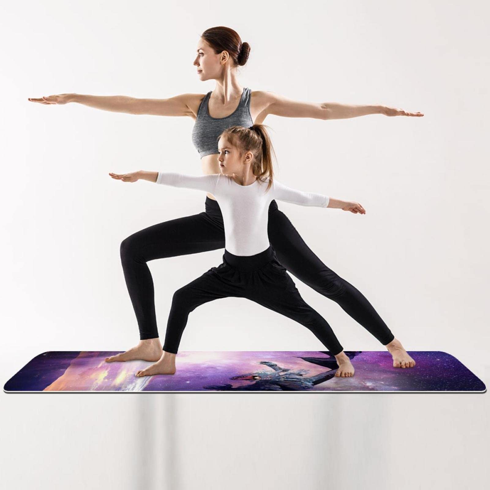 Yoga Mat, Yoga Mats for Home Workout, Workout Mat, Exercise Mats, Pilates Mat, Starry star Dinosaur